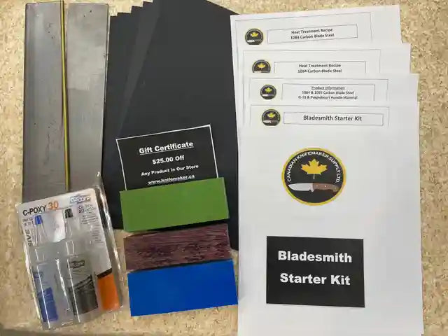 Bladesmith Starter Kit - 2 Blade Option - Custom Knife Making| KnifeMaker